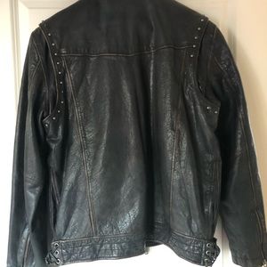 Guess | Jackets & Coats | Mens Guess Leather Jacket | Poshmark